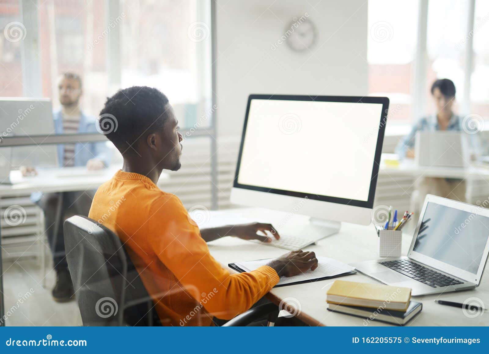 African it Engineer stock image. Image of creativity - 162205575