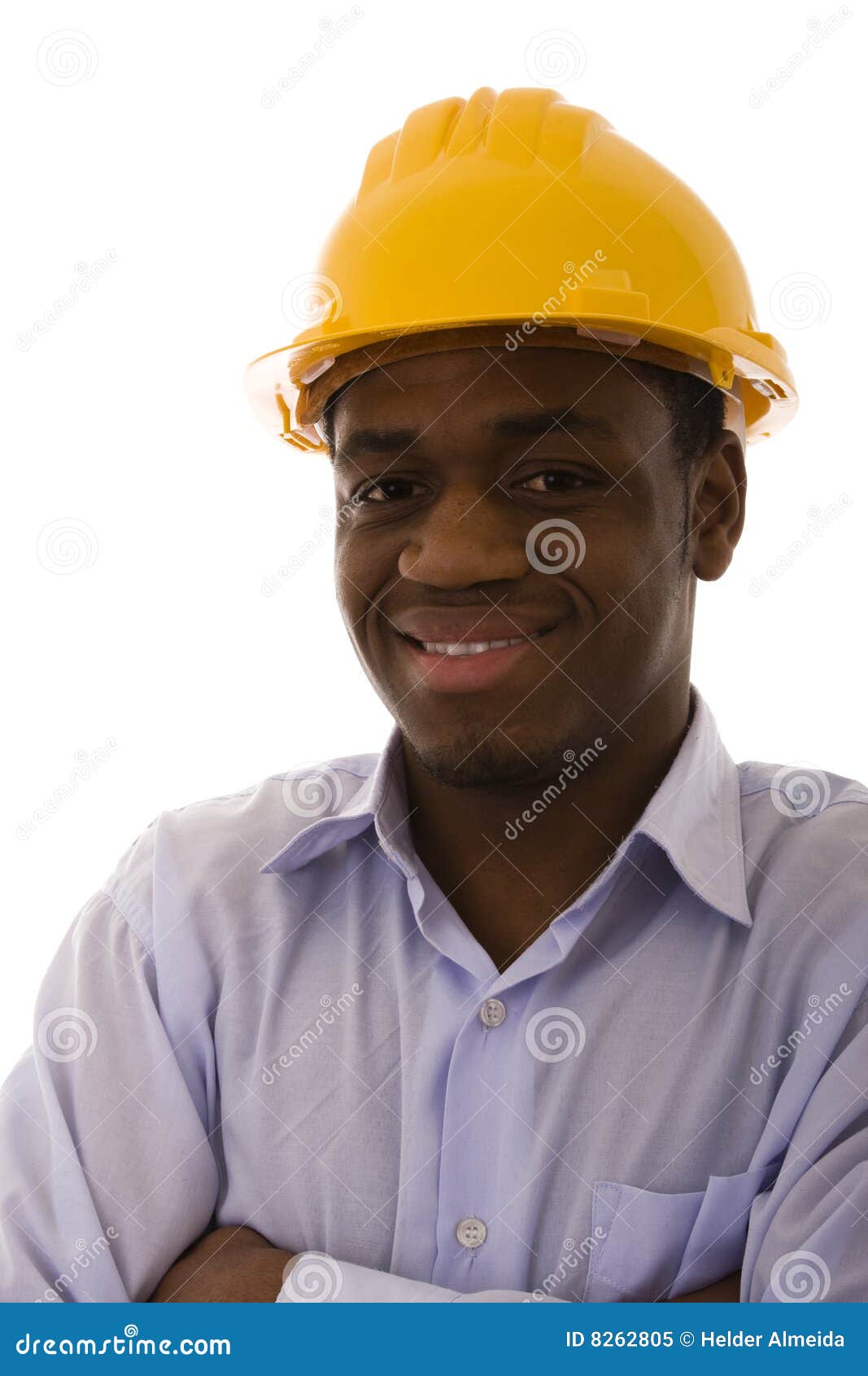 African engineer smiling stock image. Image of industry - 8262805