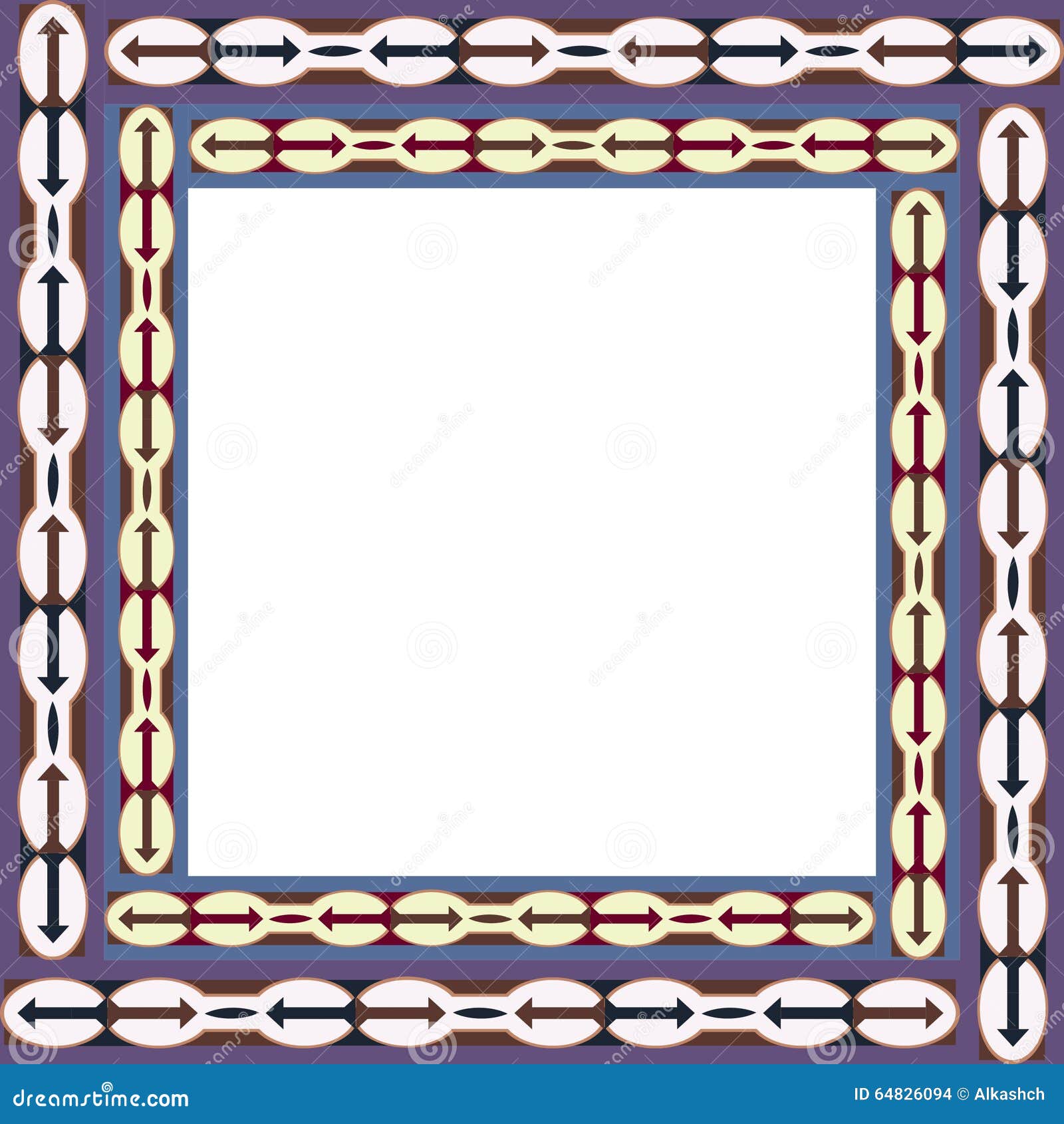 African Ethnic Pattern S Frame Stock Vector - Illustration of culture ...