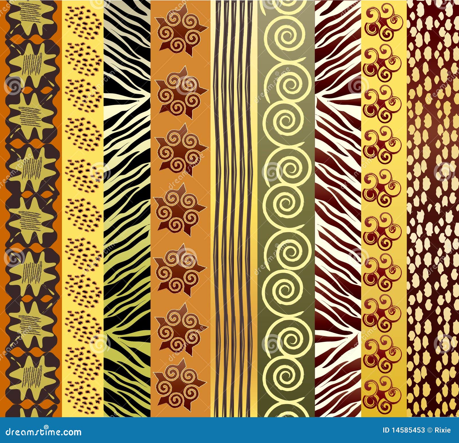 African fabric stock illustration. Illustration of africa - 14585453
