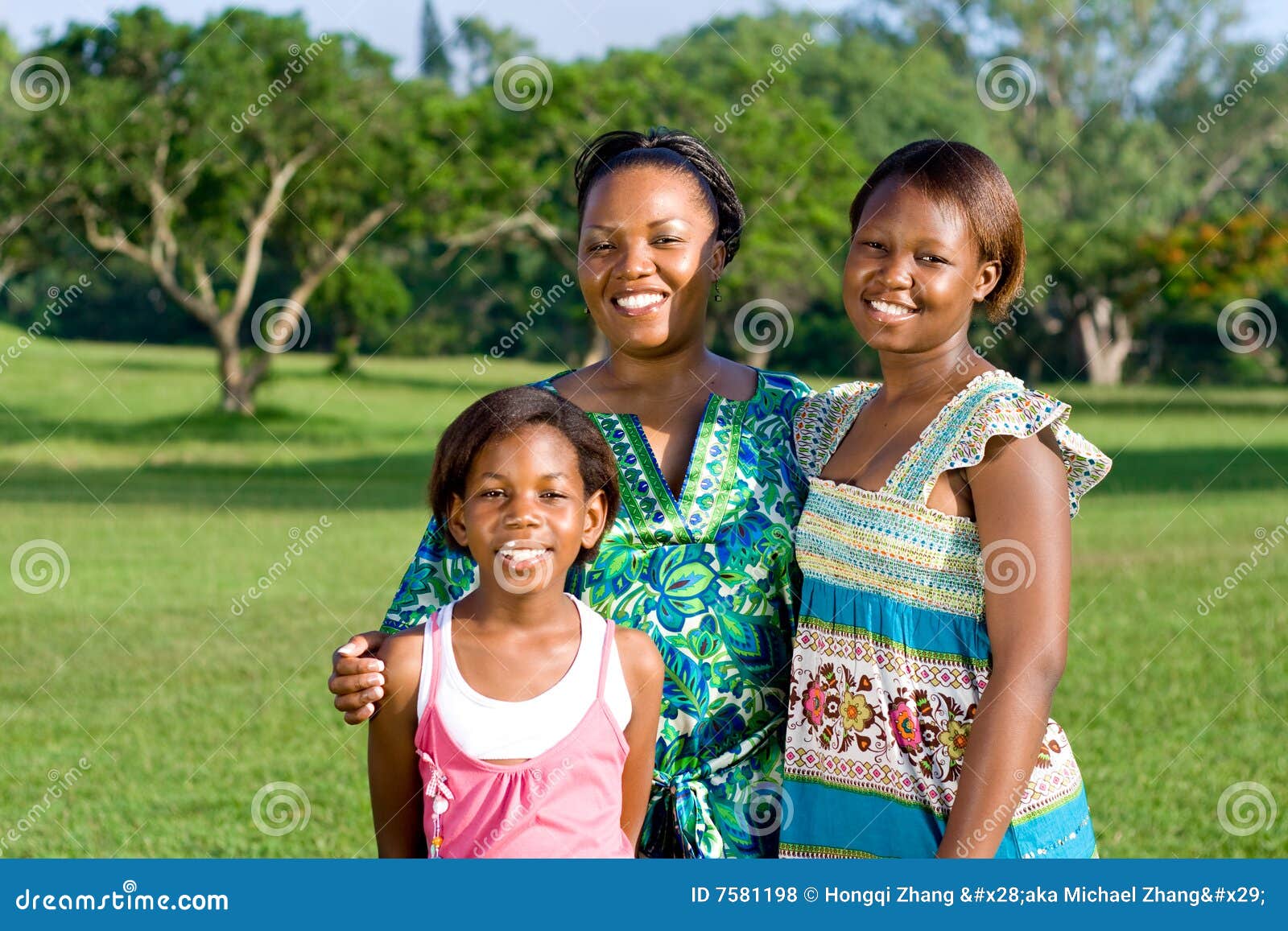 African family stock photo. Image of american, holding - 7581198
