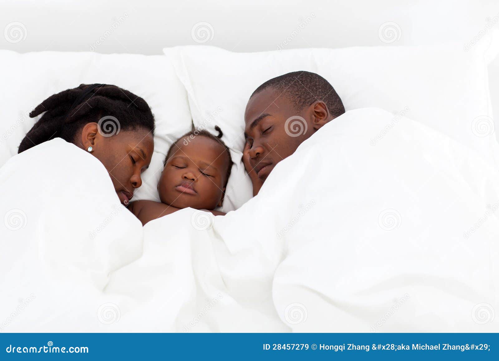 African family sleeping stock image. Image of duvet, child - 28457279