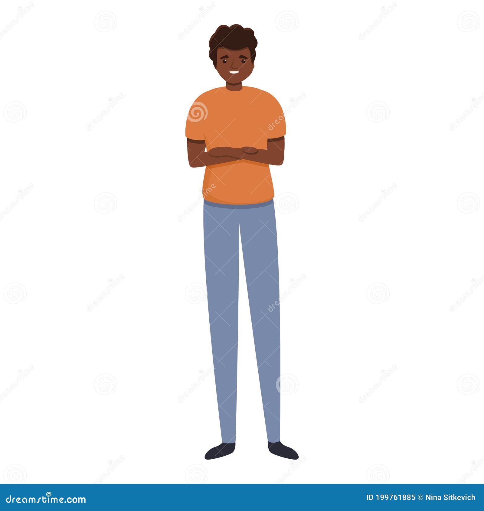 African Father Icon, Cartoon Style Stock Vector - Illustration of ...