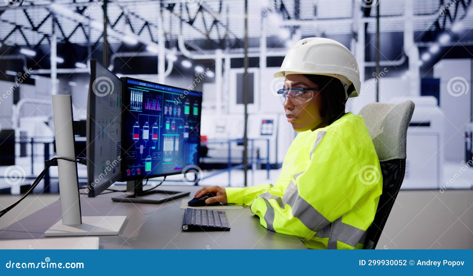 African Female Computer Designer: a Woman Empowering Stock Photo ...