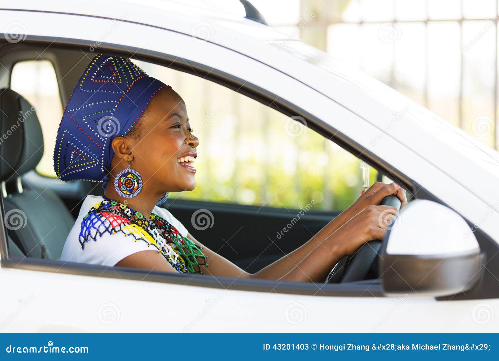 African female driver stock image. Image of blue, motor - 43201403
