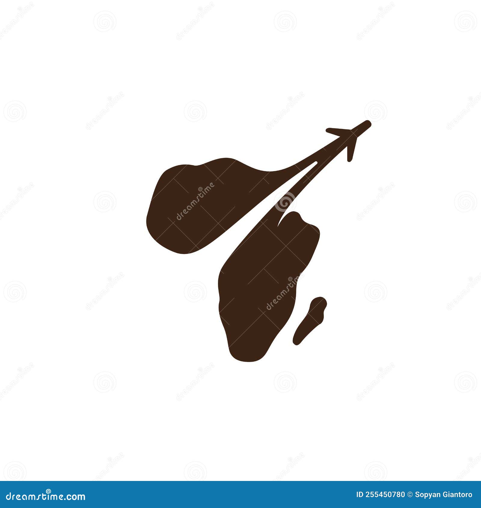 African Flight Logo Design Illustration Stock Vector - Illustration of ...