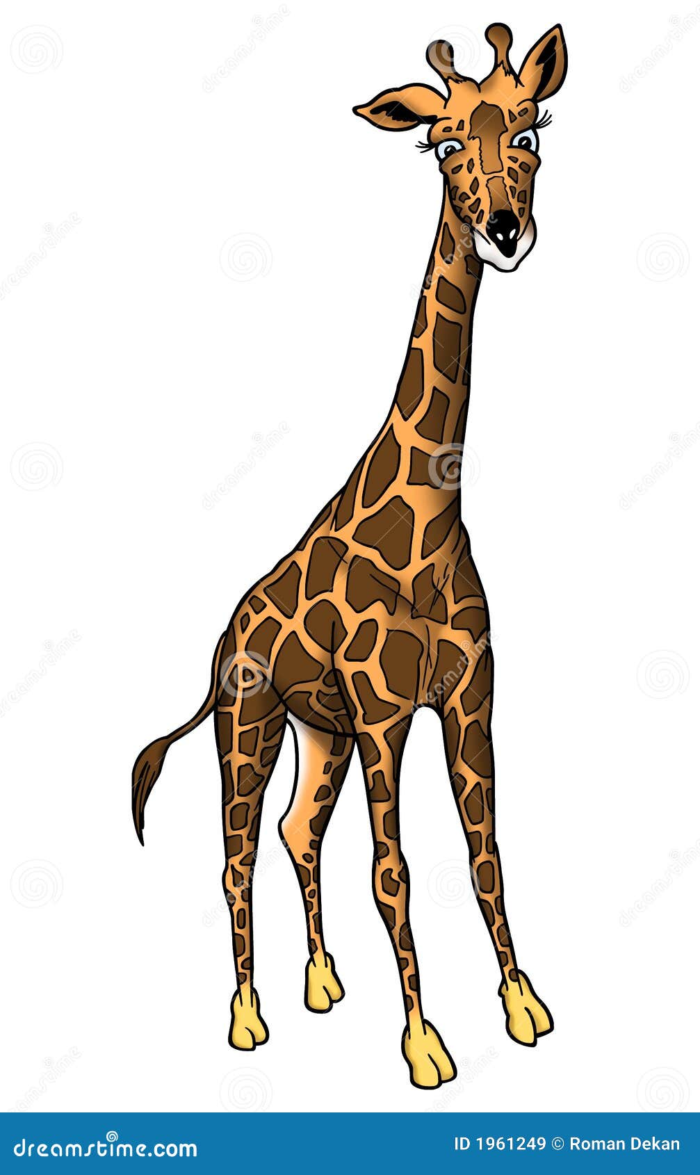African giraffe stock illustration. Illustration of hooves - 1961249