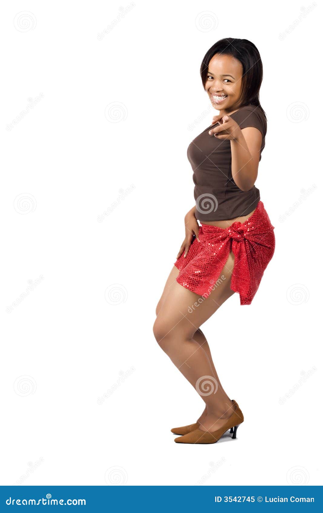 African girl dancing stock image. Image of female, cute - 3542745