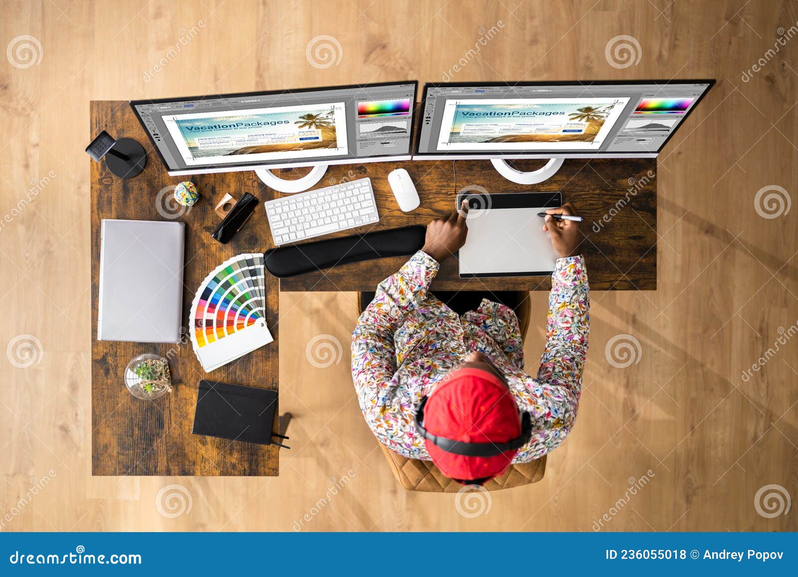 African Graphic Web Designer Stock Photo - Image of retouch, designer ...