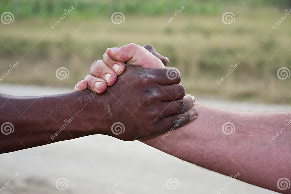 African greeting stock image. Image of hands, contact - 13457717