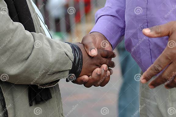 African hands shaking stock photo. Image of black, congratulations ...