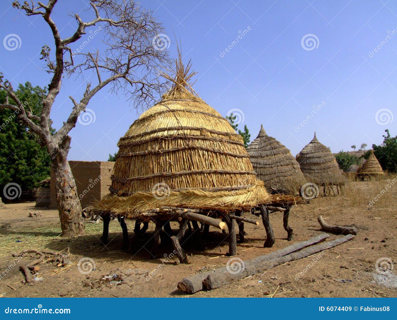 African home stock image. Image of home, benin, house - 6074409