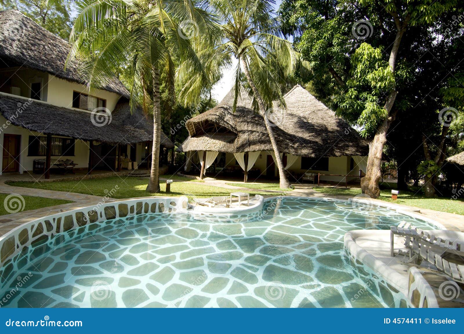 African Hotel stock image. Image of vacation, destination - 4574411