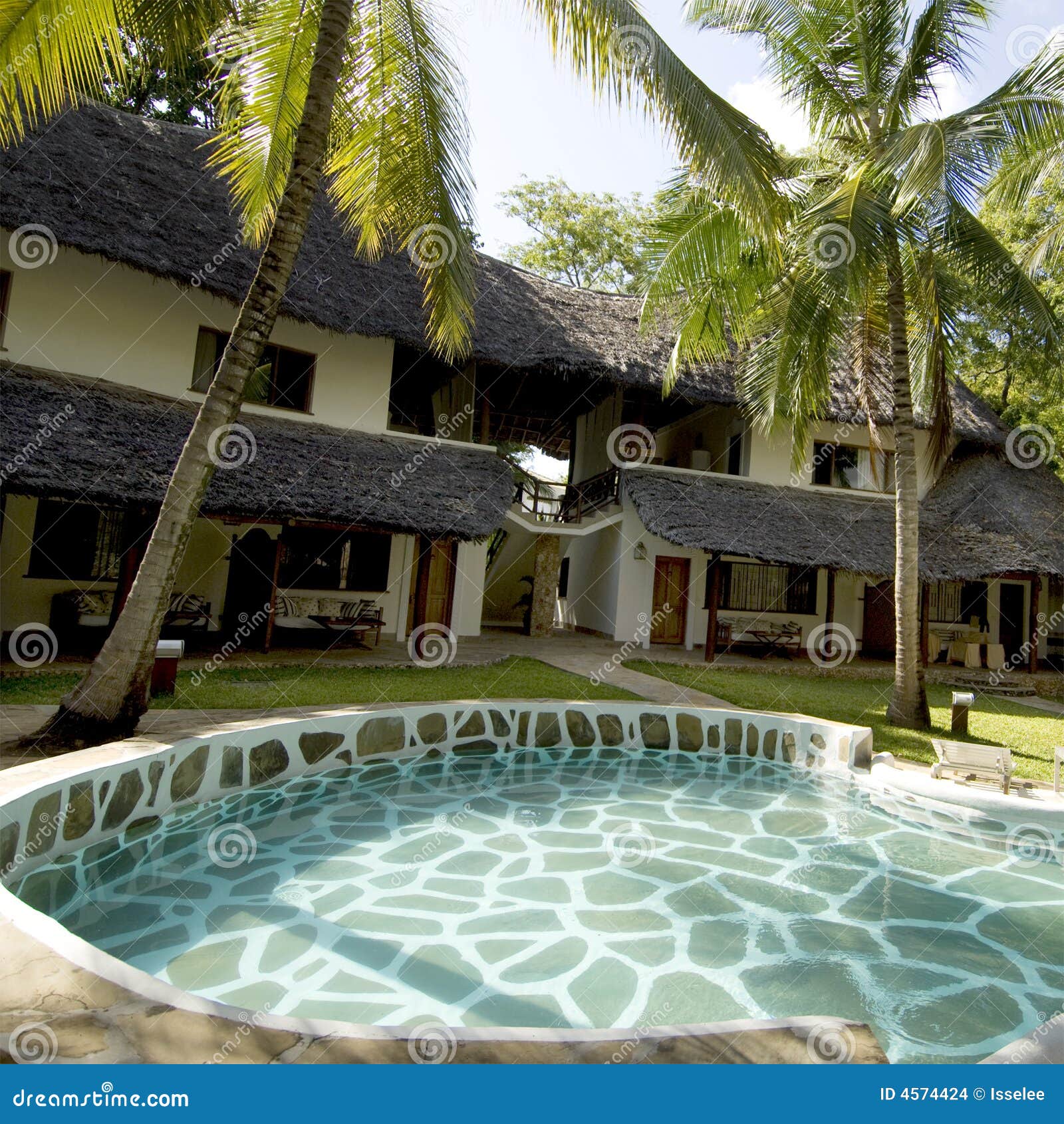 African Hotel stock photo. Image of summer, resort, african - 4574424