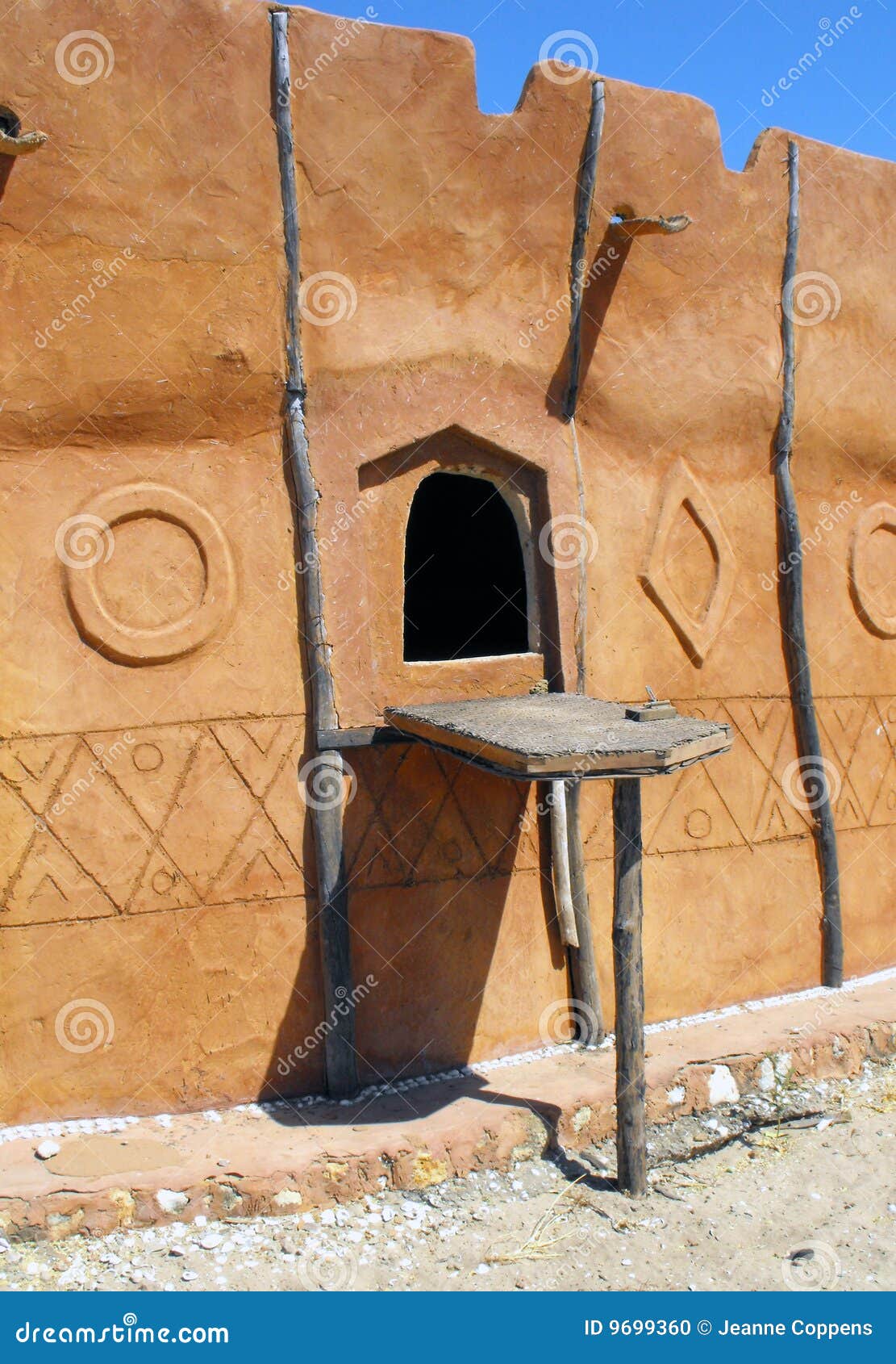 African house. stock photo. Image of housing, colourful - 9699360