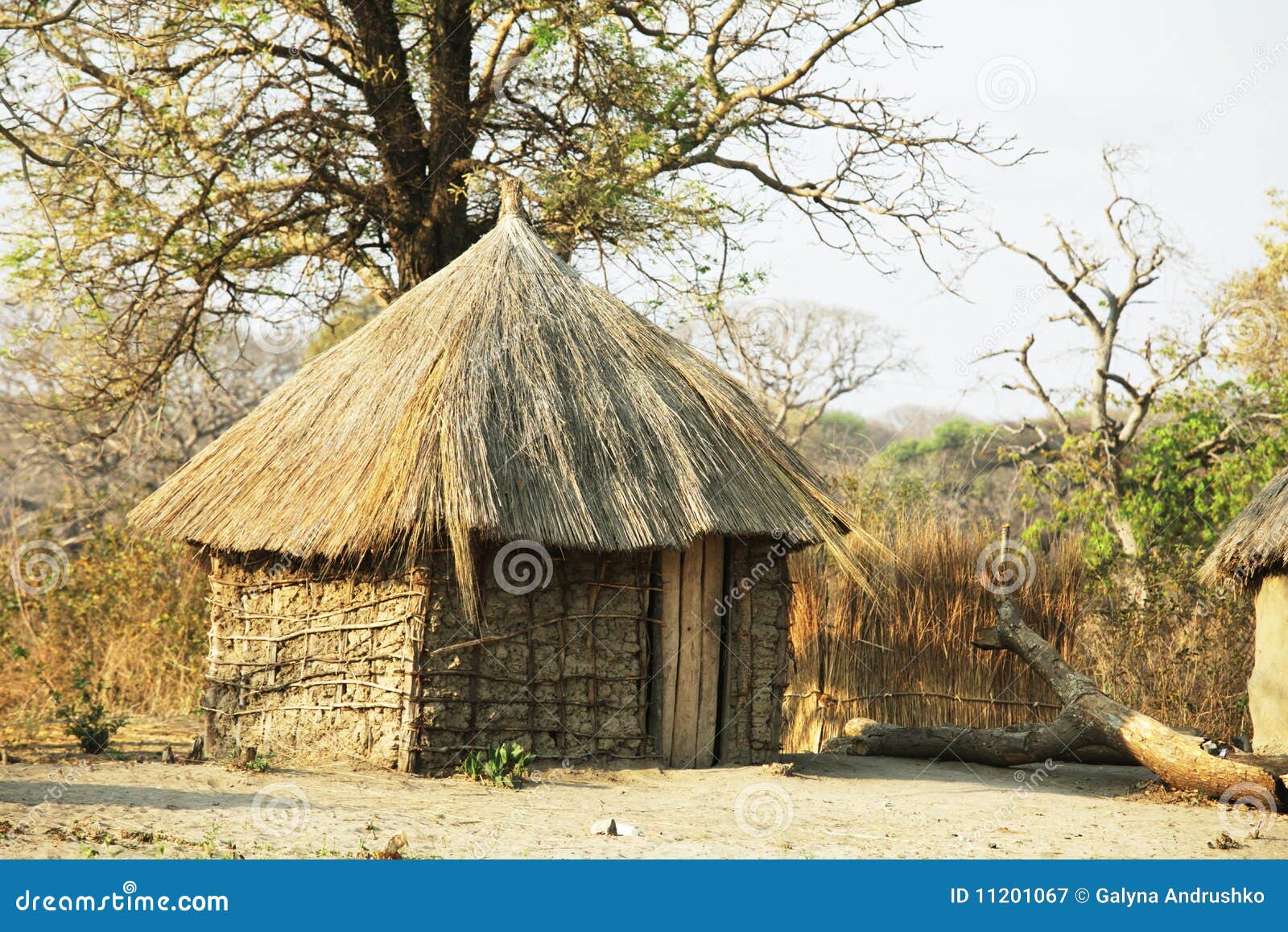 African hut stock image. Image of travel, bush, landscape - 11201067