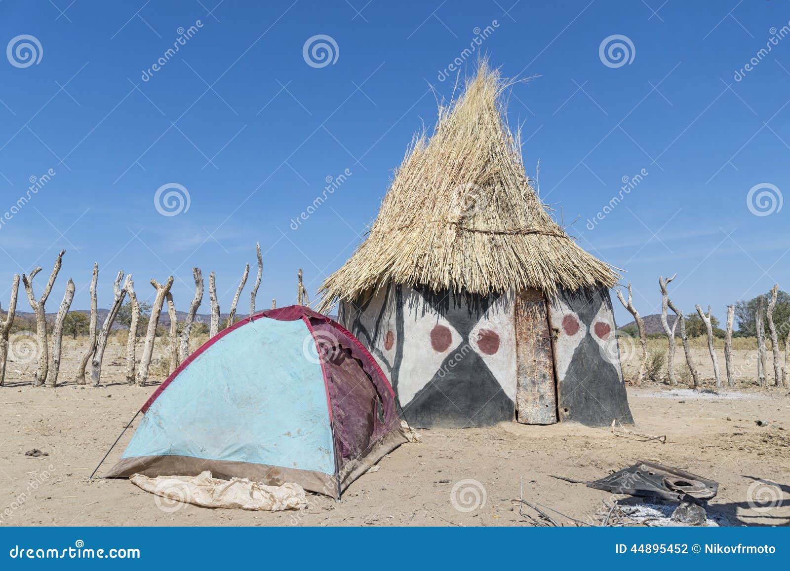 African hut stock photo. Image of tradition, namibia - 44895452