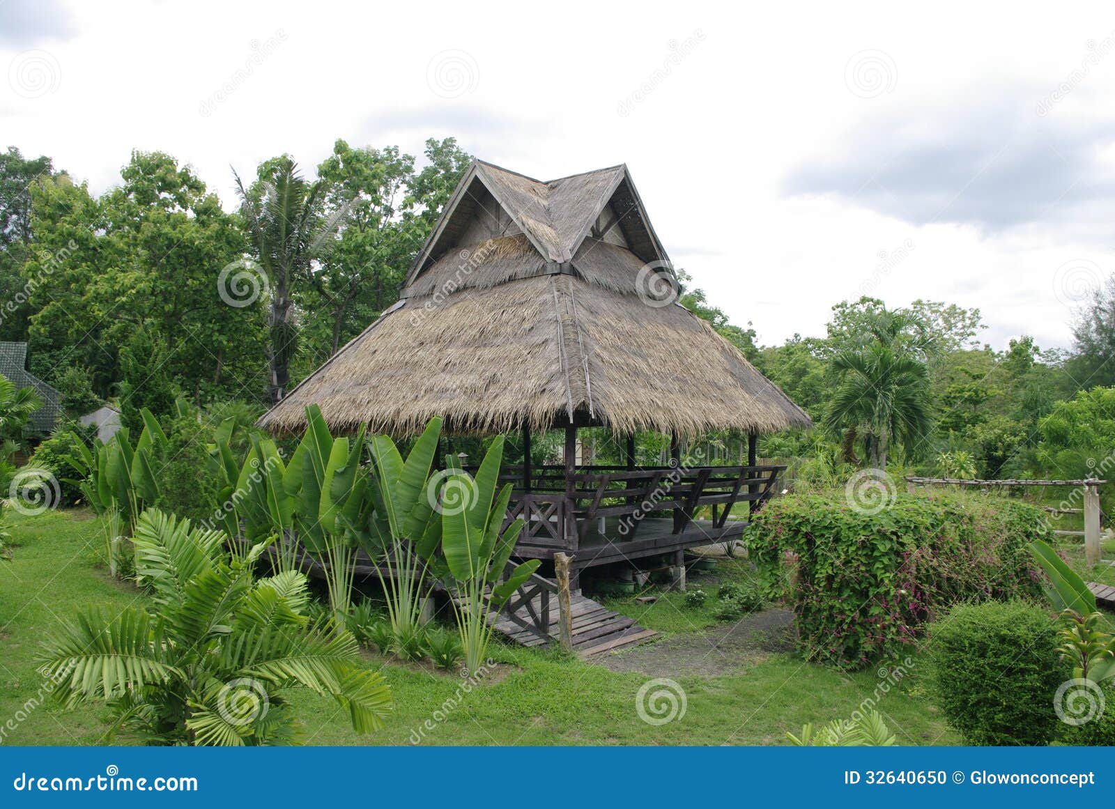 African Hut, Tropical Hut in the Nature Stock Photo - Image of dwell ...