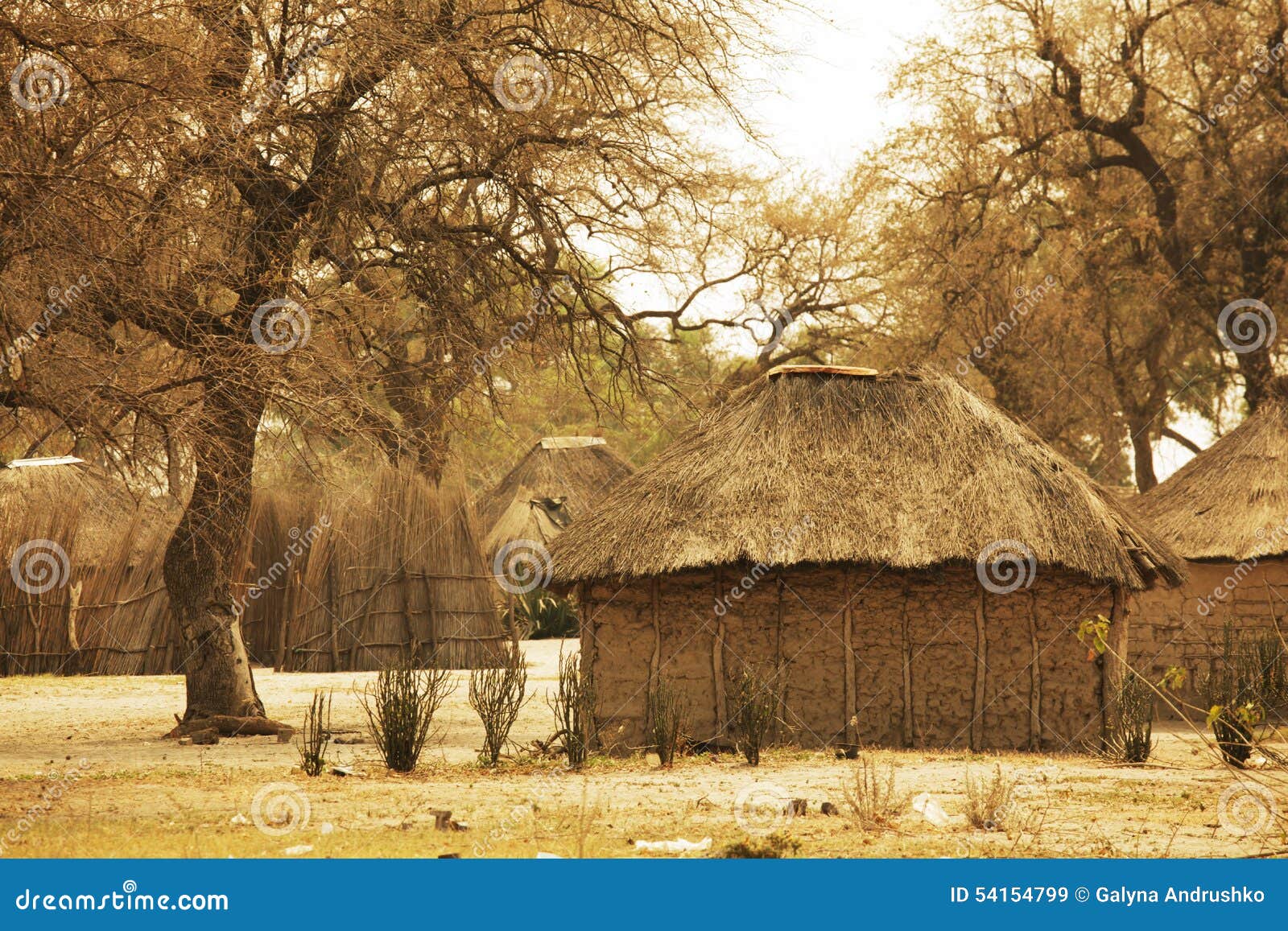African huts stock image. Image of tranquil, reserve - 54154799