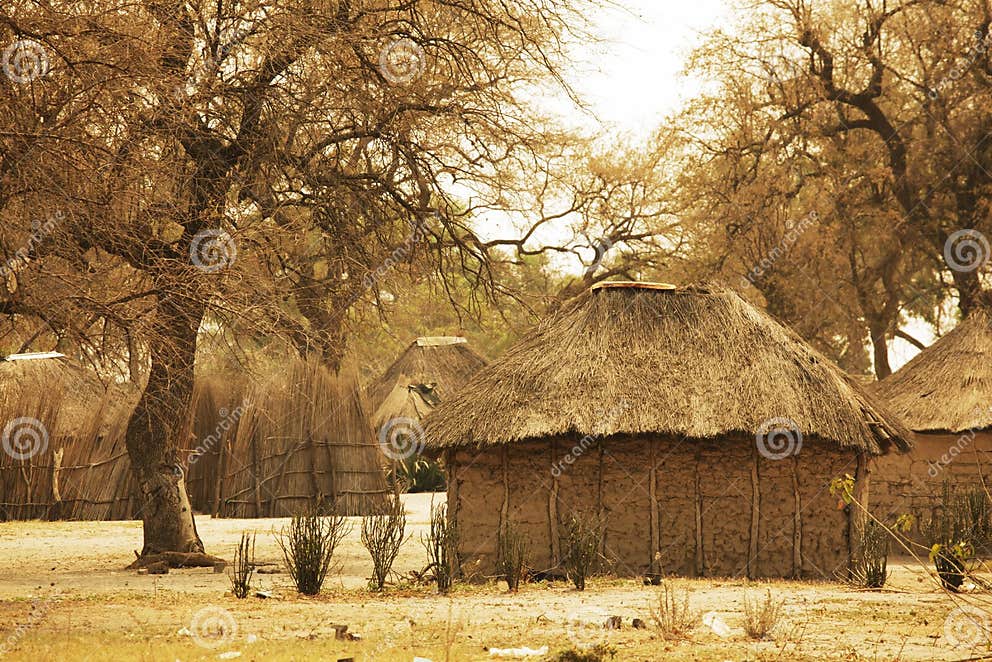 African huts stock image. Image of tranquil, reserve - 54154799