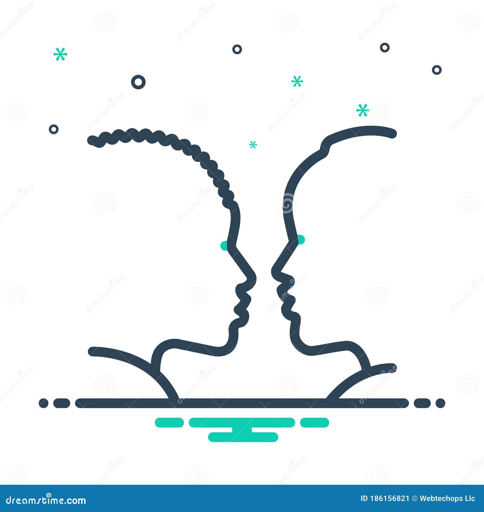 Mix Icon for African, American and People Stock Vector - Illustration ...