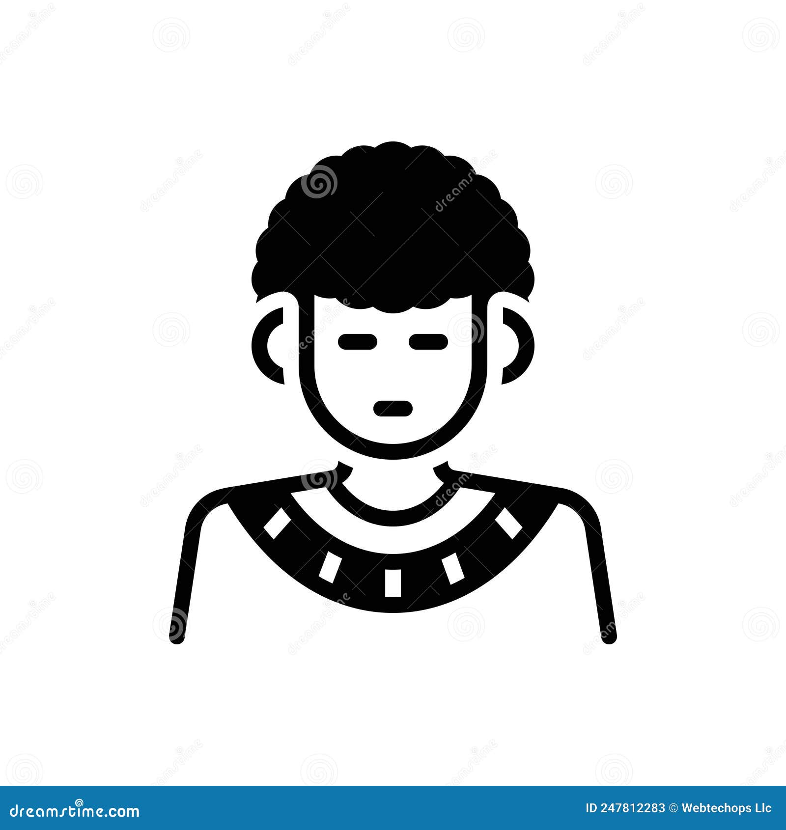 Black Solid Icon for African, People and Culture Stock Vector ...