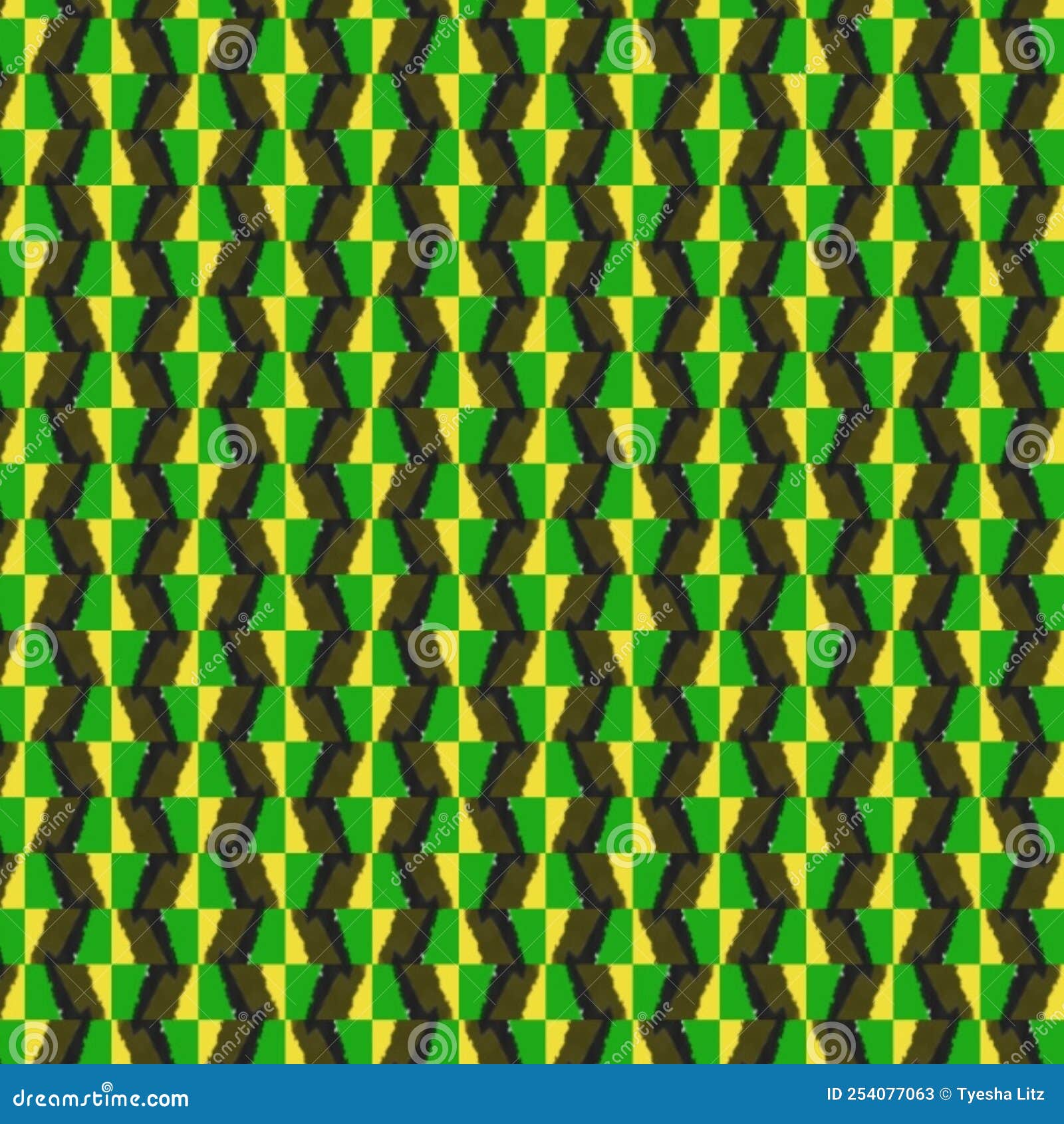 African Inspired Zig-zag Pattern Stock Illustration - Illustration of ...