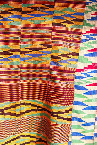 African Kente Cloth stock photo. Image of multicolored - 28439944