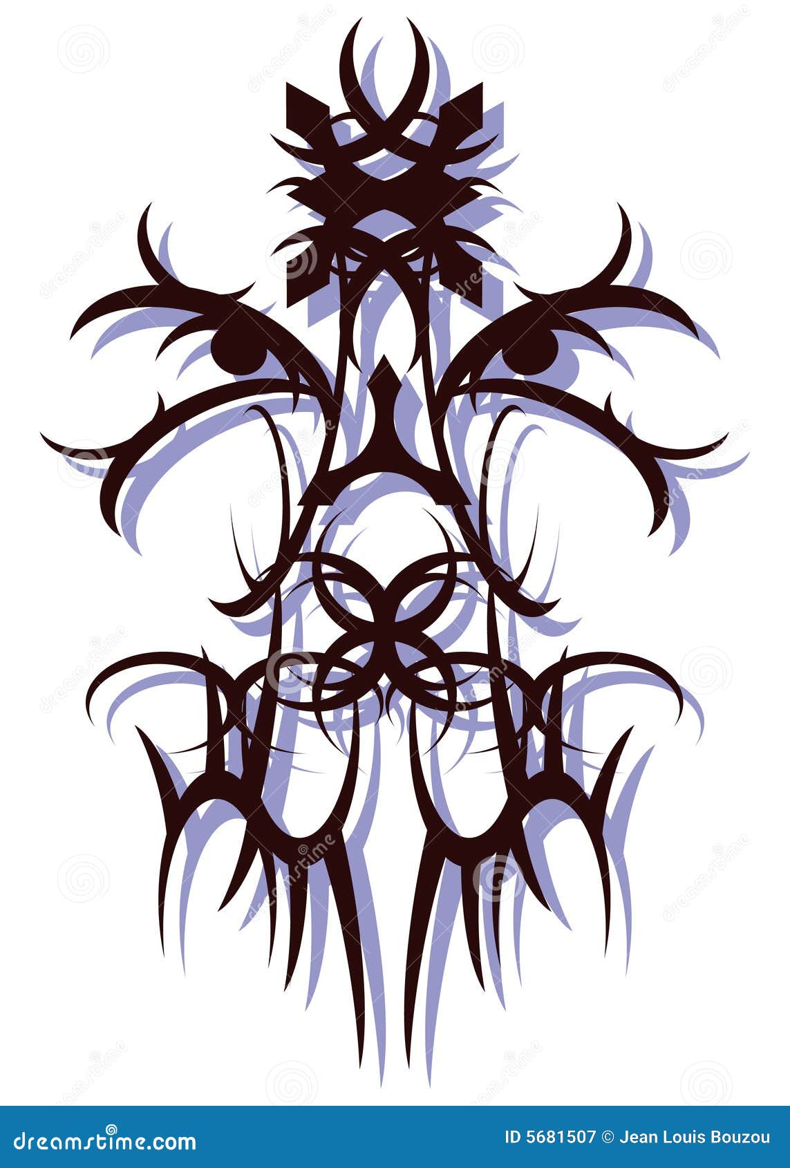 African King stock vector. Illustration of tattoo, king - 5681507