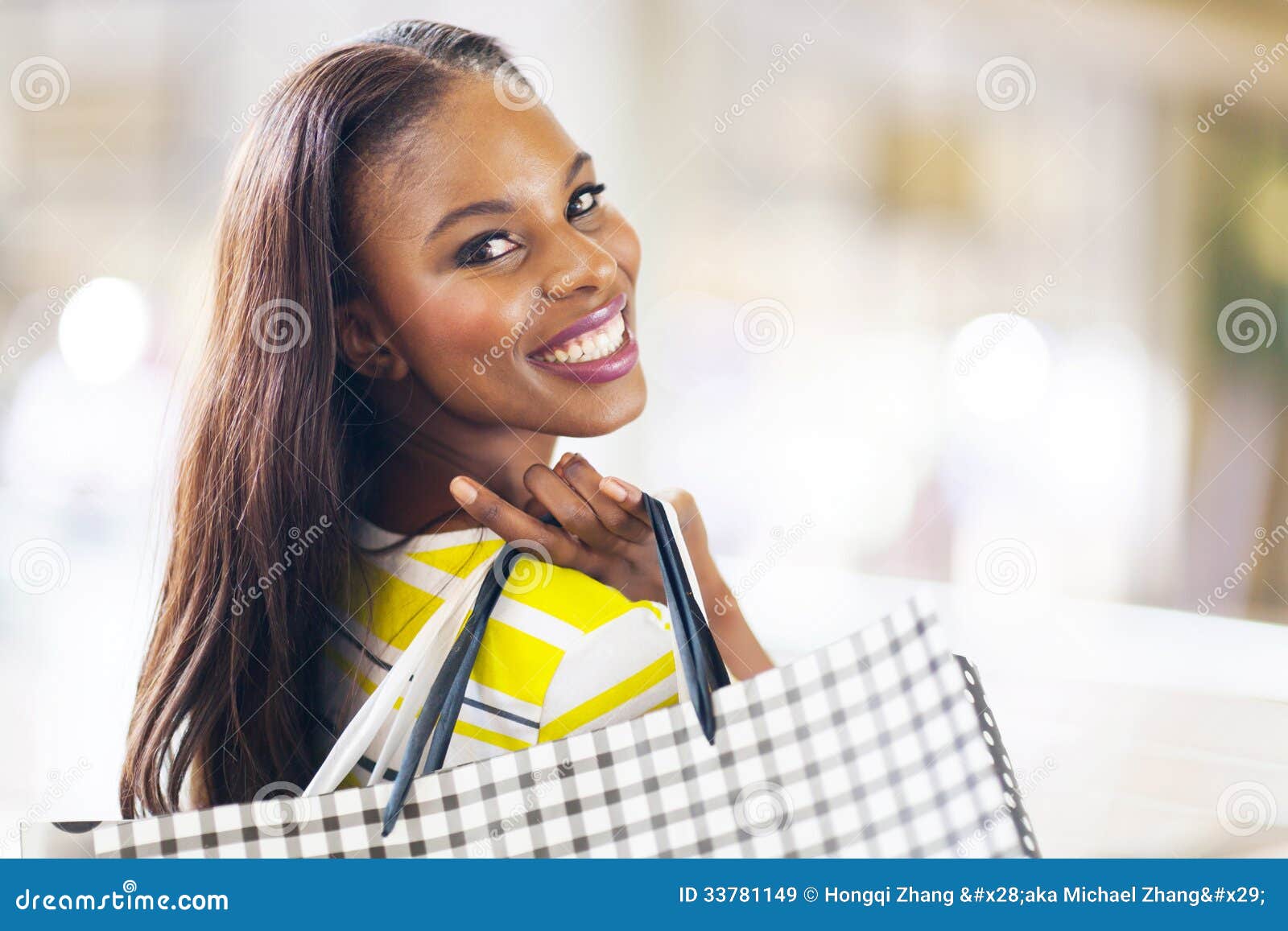 African lady shopping stock image. Image of length, attractive - 33781149