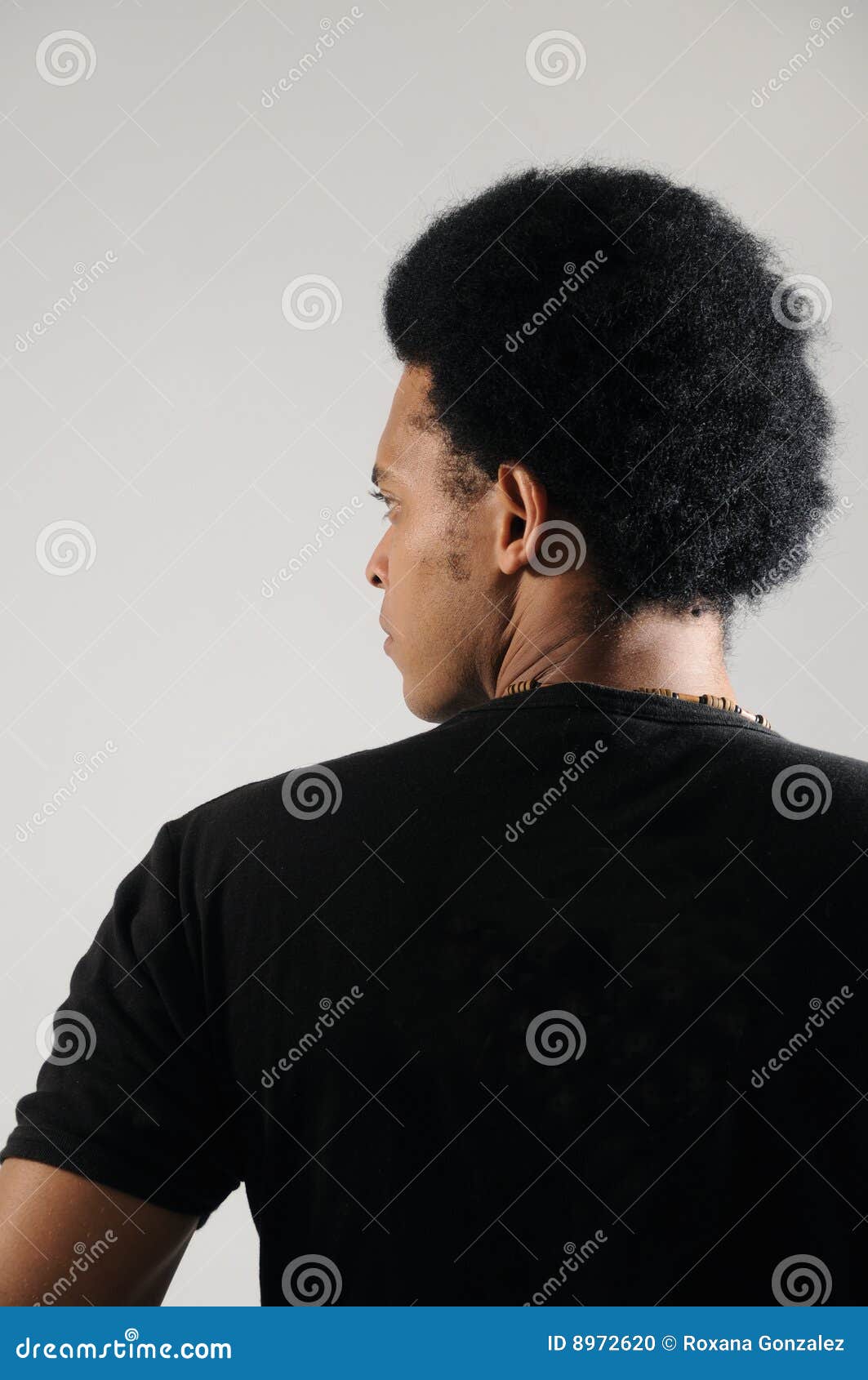 African male back stock photo. Image of person, blank - 8972620