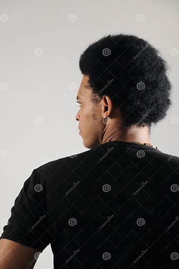 African male back stock photo. Image of person, blank - 8972620