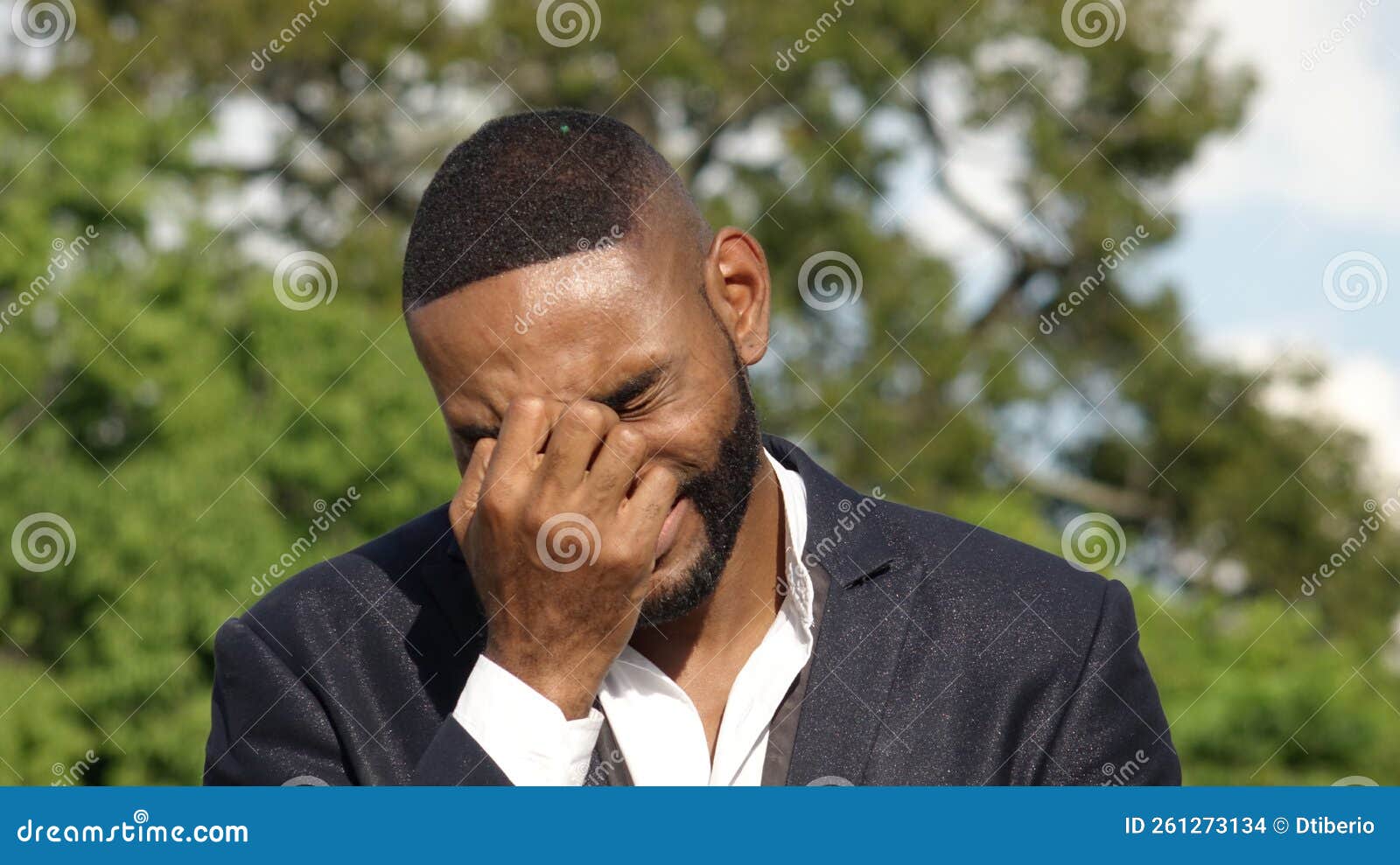 An African Male Crying stock photo. Image of africa - 261273134