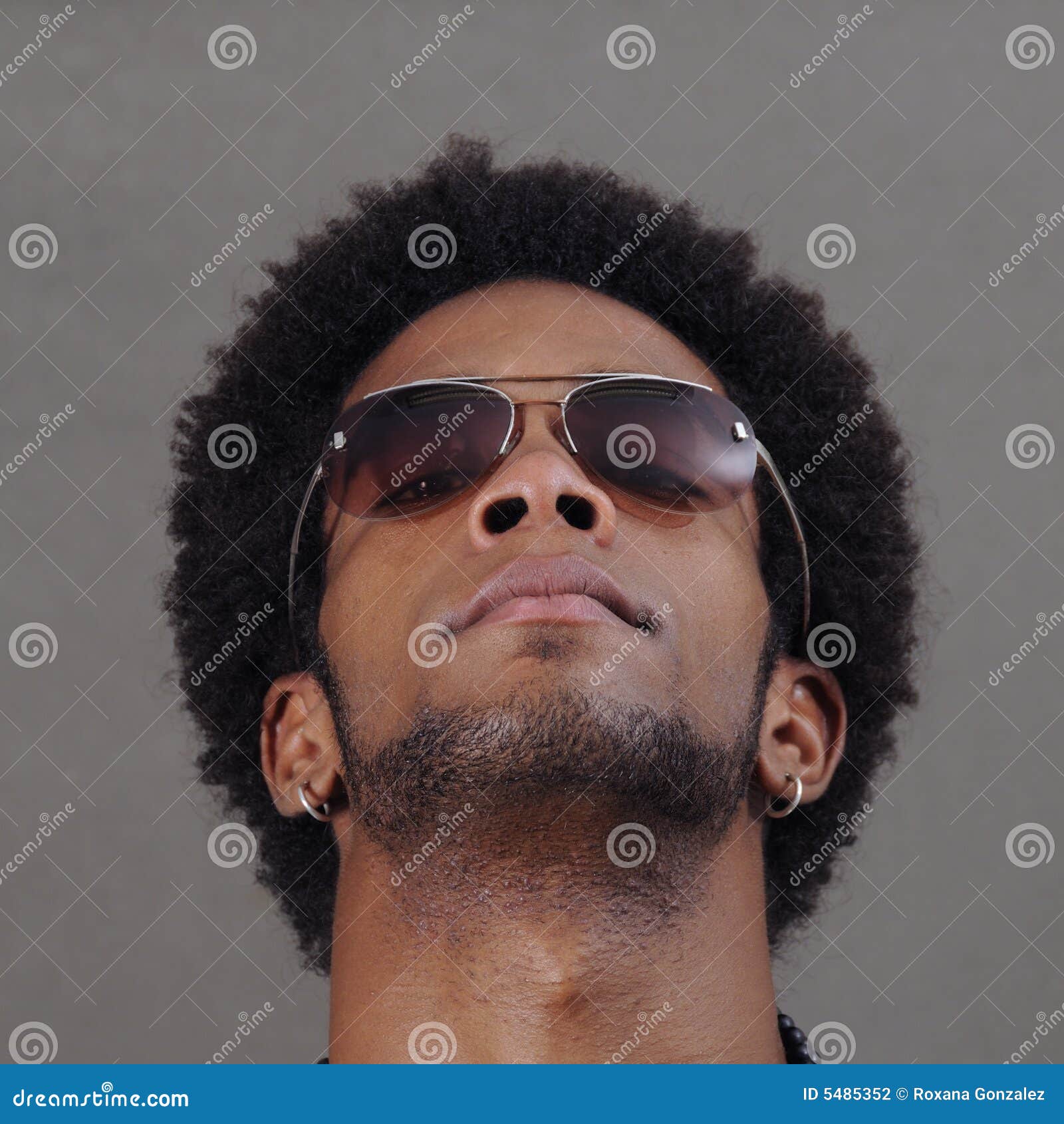 African male head stock photo. Image of beauty, latino - 5485352