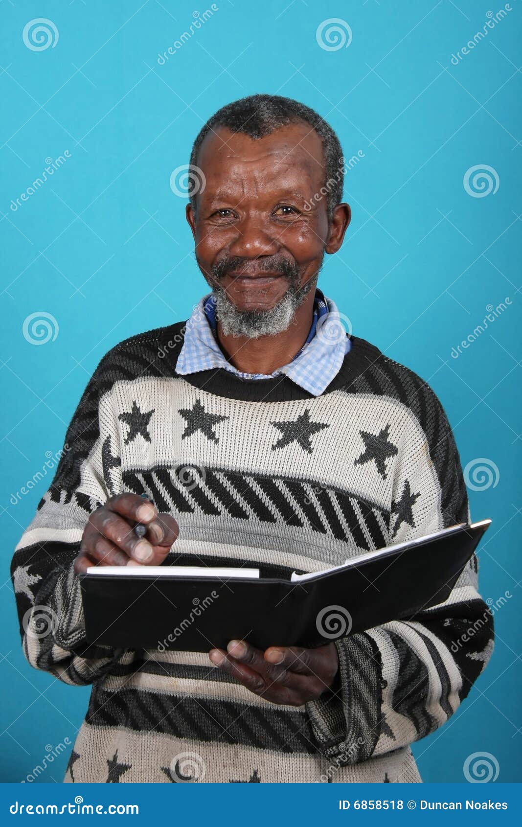 Portrait Of Storeman In A Warehouse For Delivering And Transporting ...