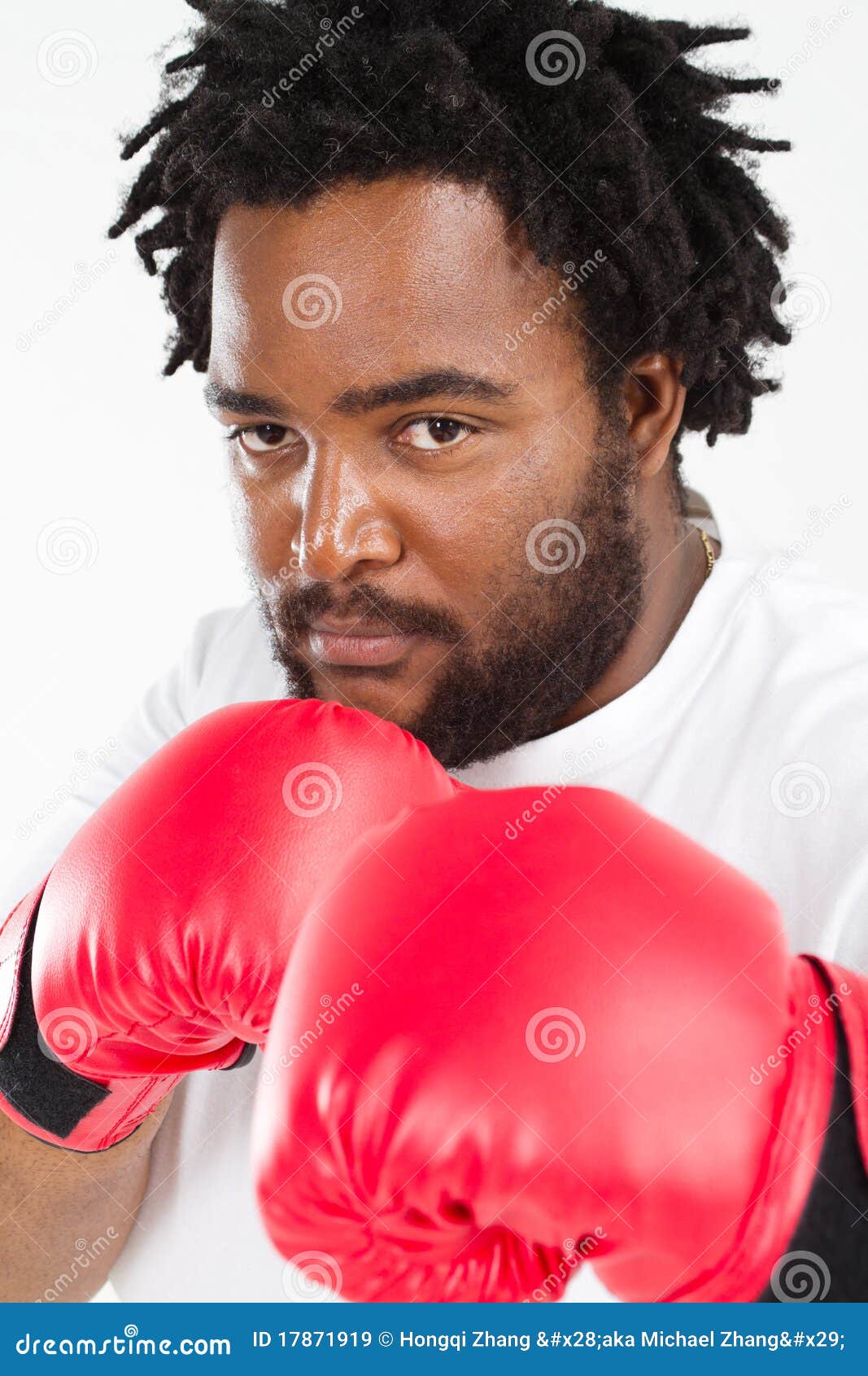 African man boxing stock image. Image of shirt, portrait - 17871919