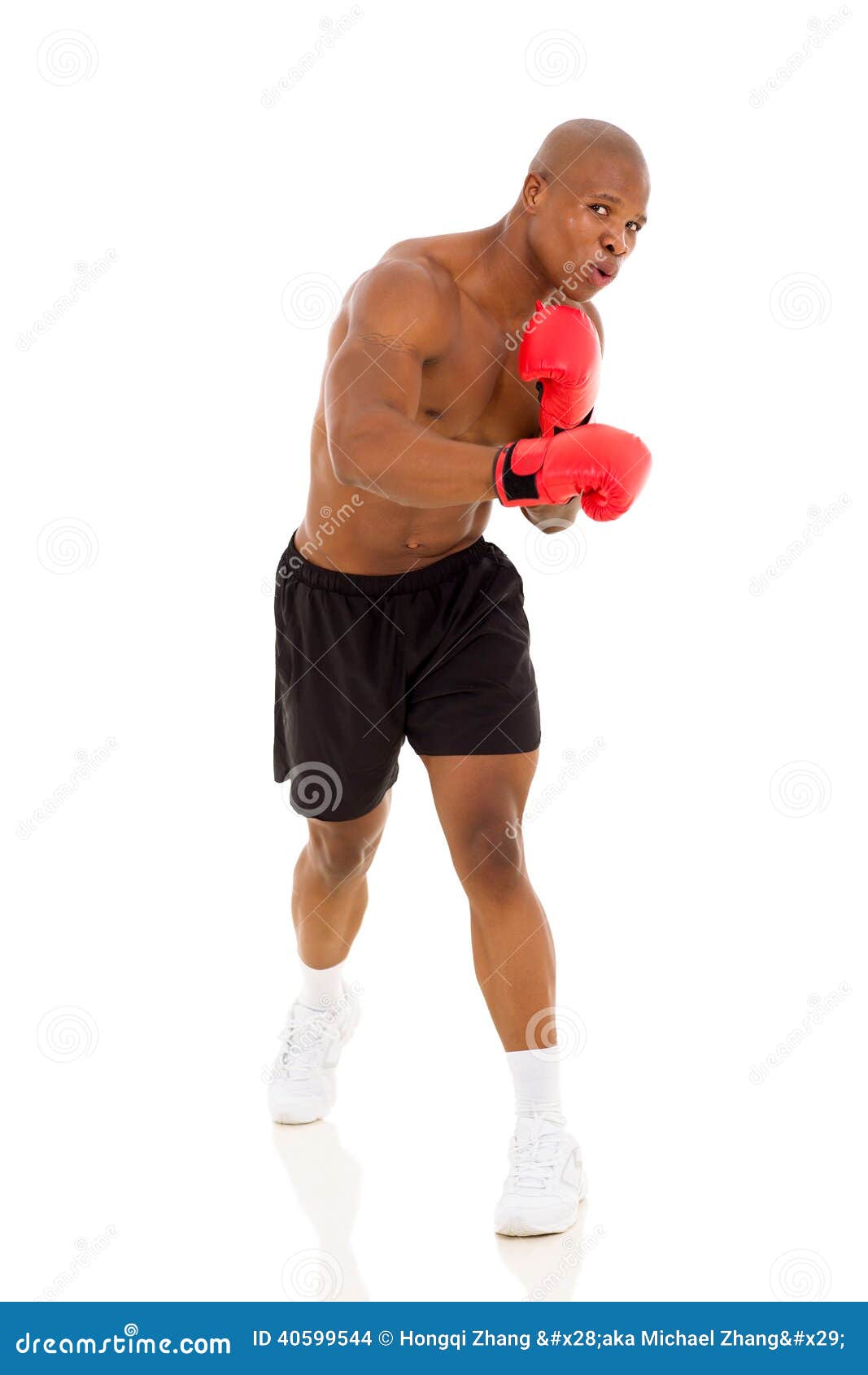 African man boxing stock photo. Image of african, cutout - 40599544