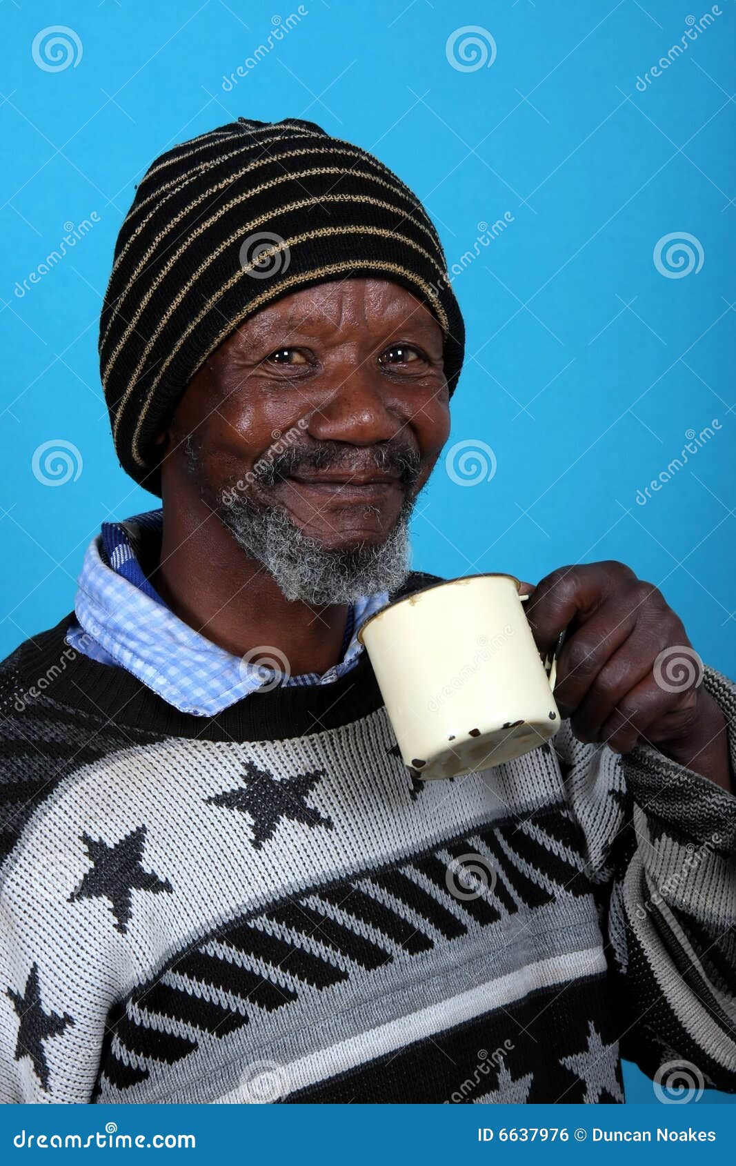 African Man Drinking stock photo. Image of drinking, concept - 6637976