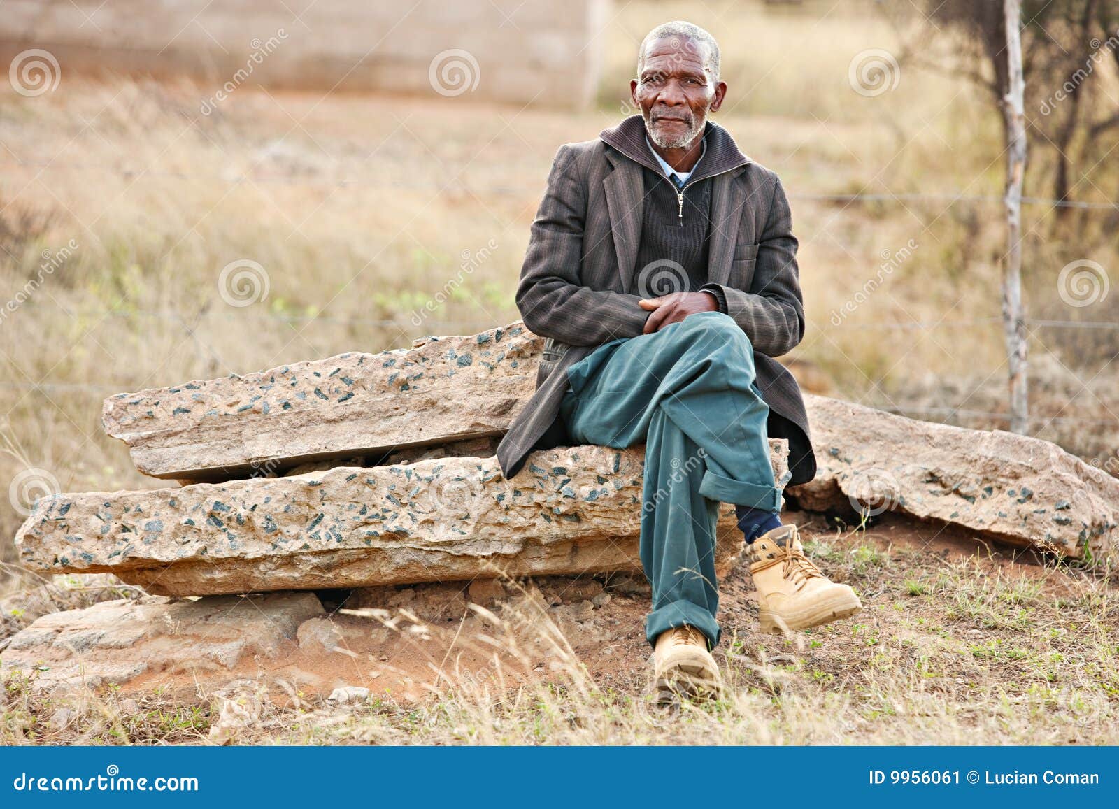 African man resting stock image. Image of rest, slabs - 9956061