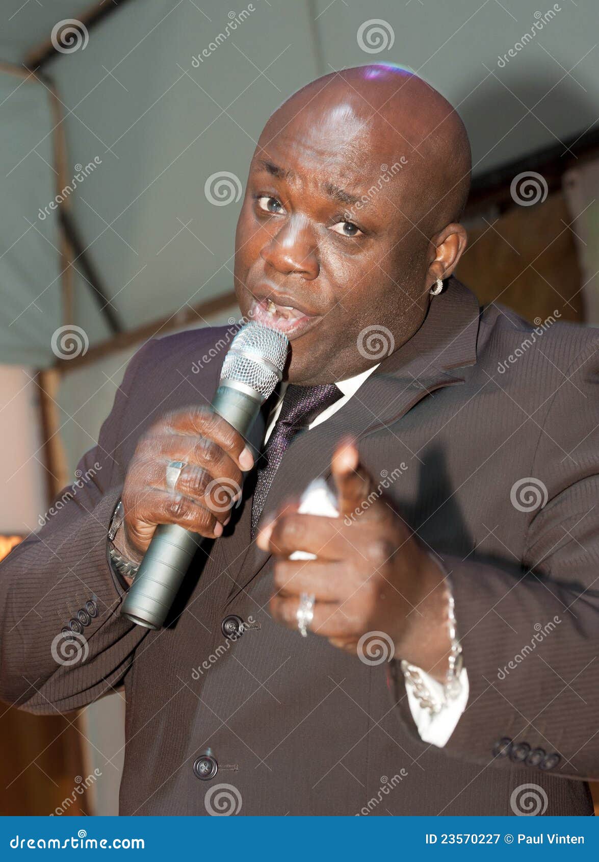 African man singing live stock image. Image of soul, african - 23570227