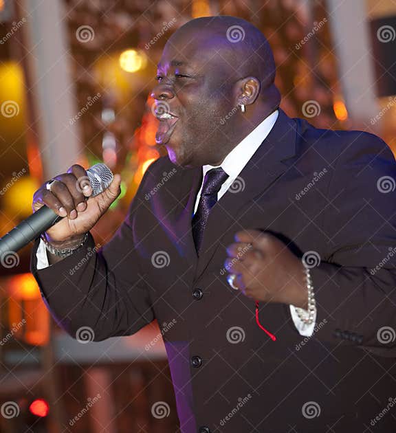 African man singing live stock photo. Image of african - 23570906