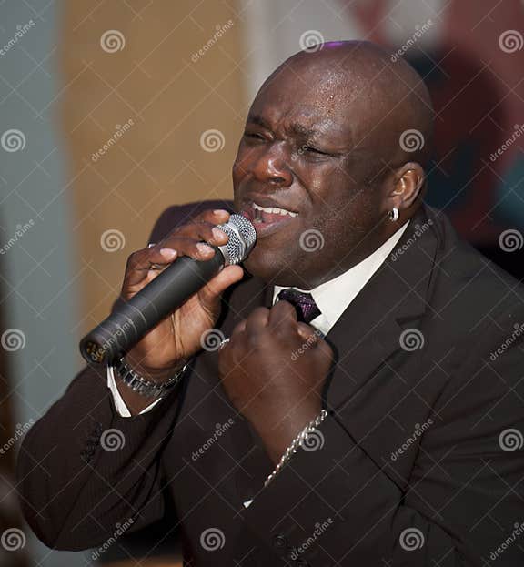 African man singing live stock photo. Image of male, soul - 23571334