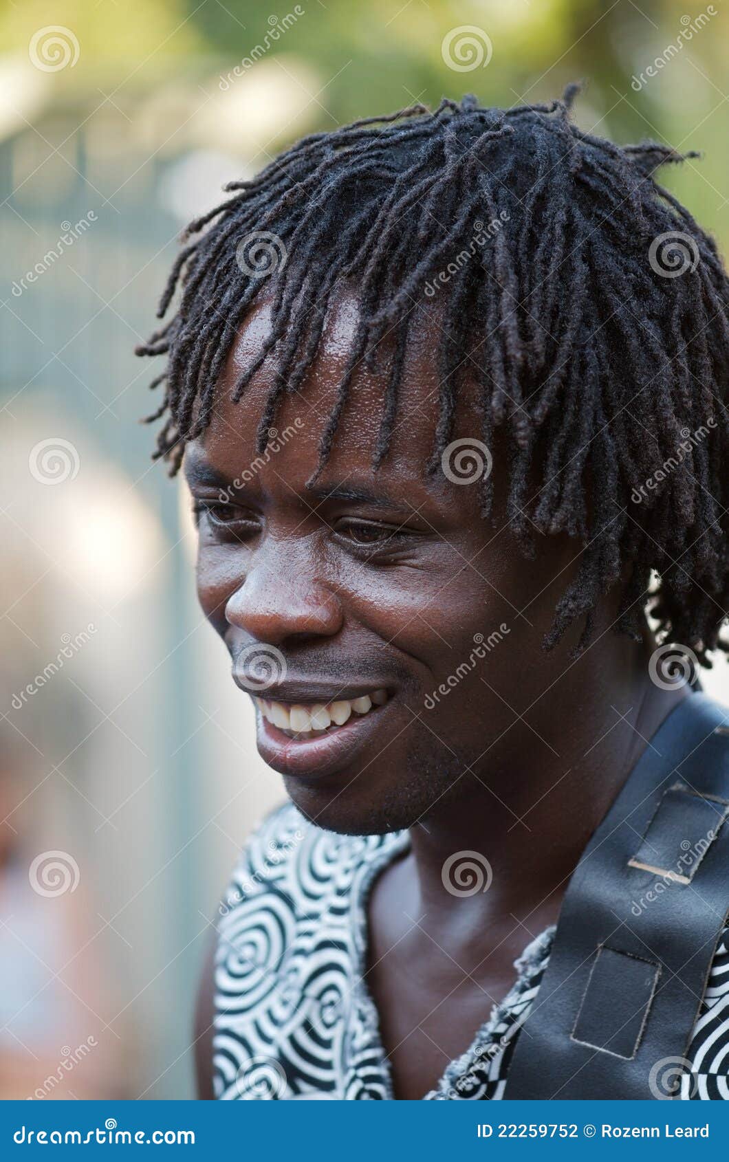 African man smiling stock photo. Image of dreadlocks - 22259752
