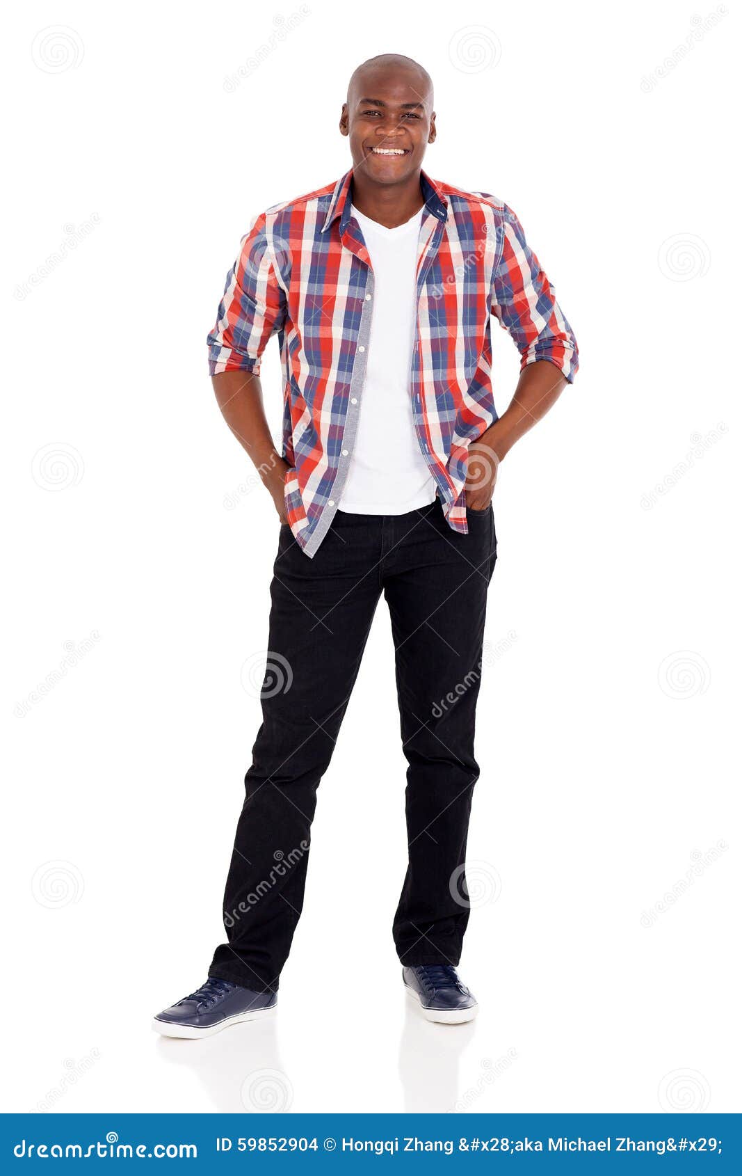 African Man Standing