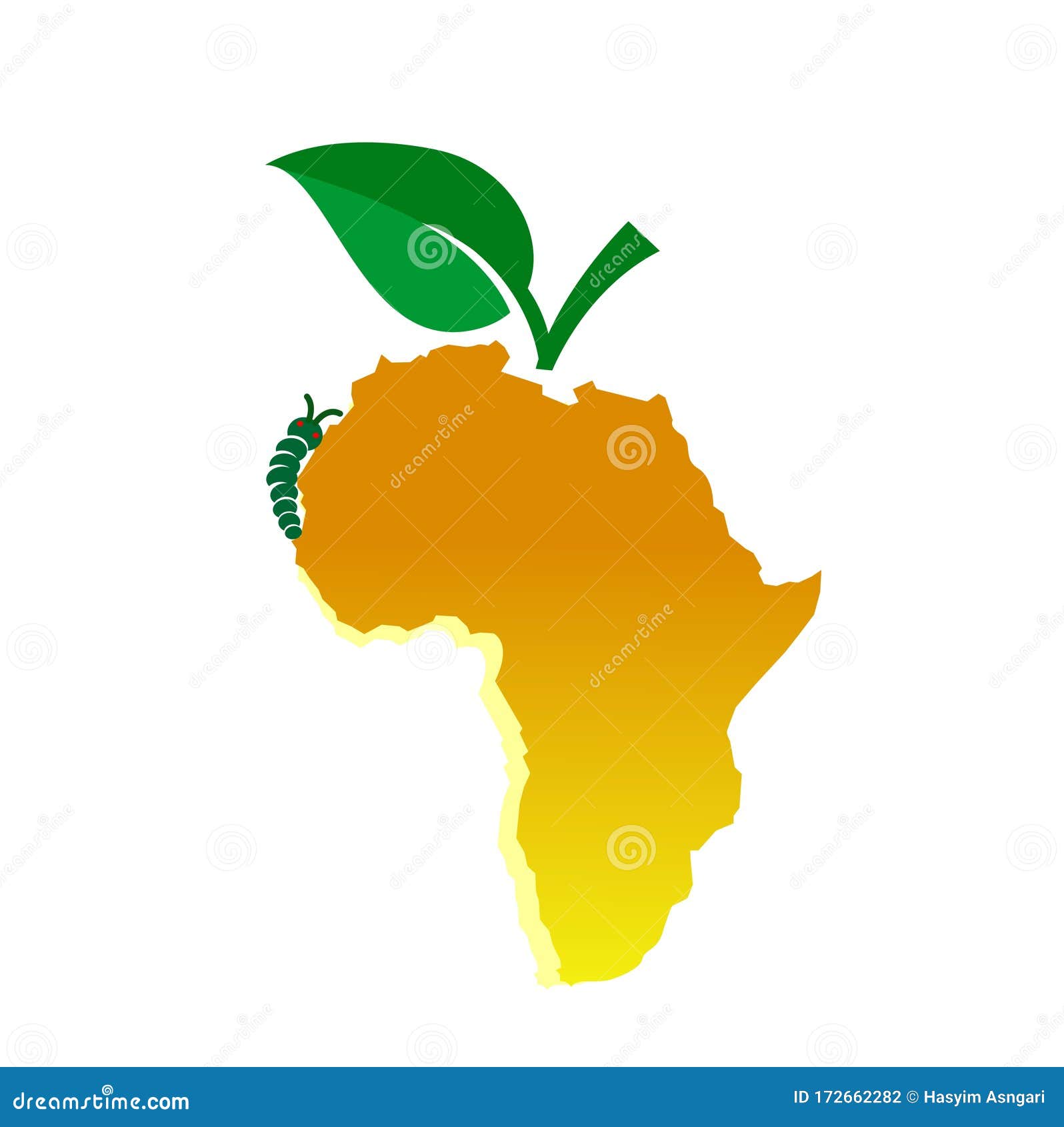 African mango stock vector stock vector. Illustration of character ...
