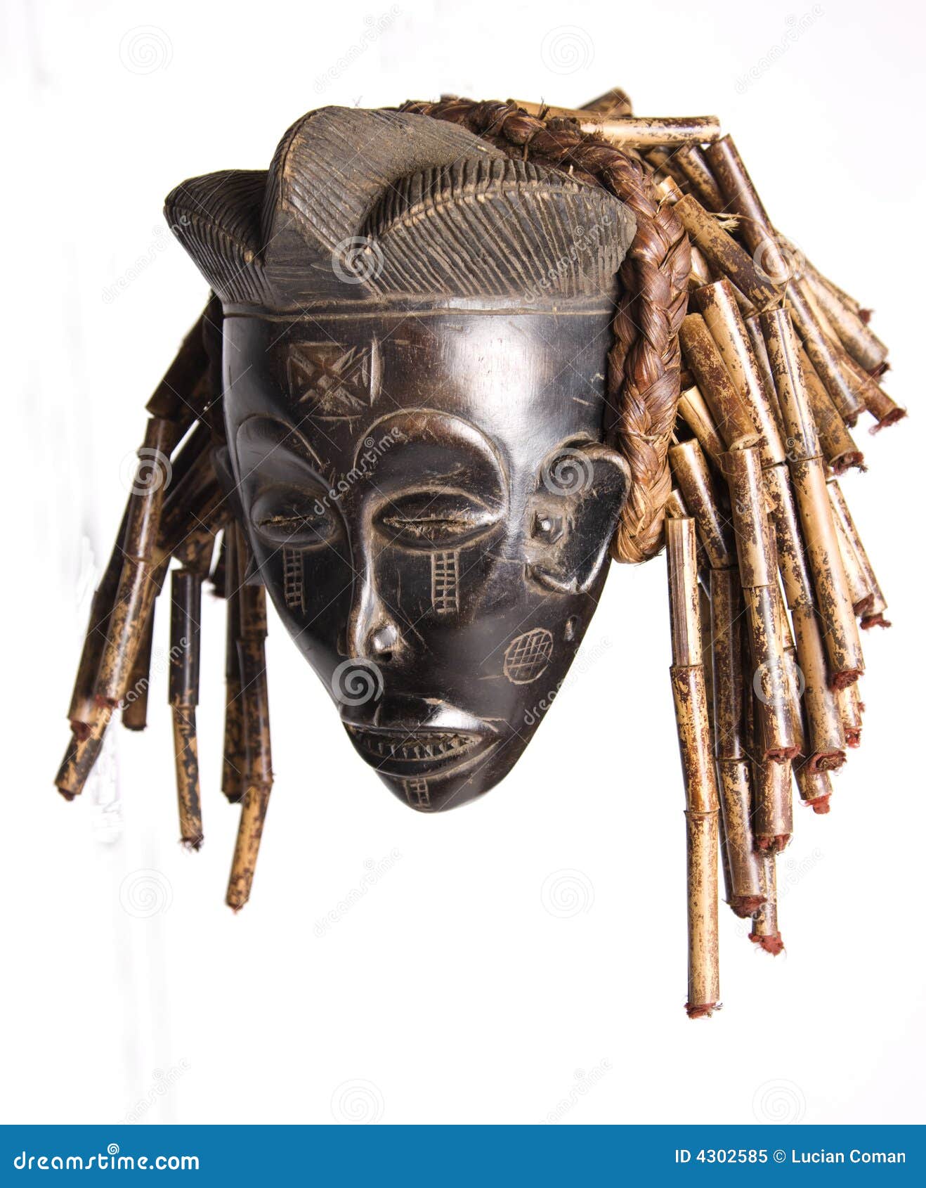 African mask stock image. Image of patina, cultural, expressive - 4302585