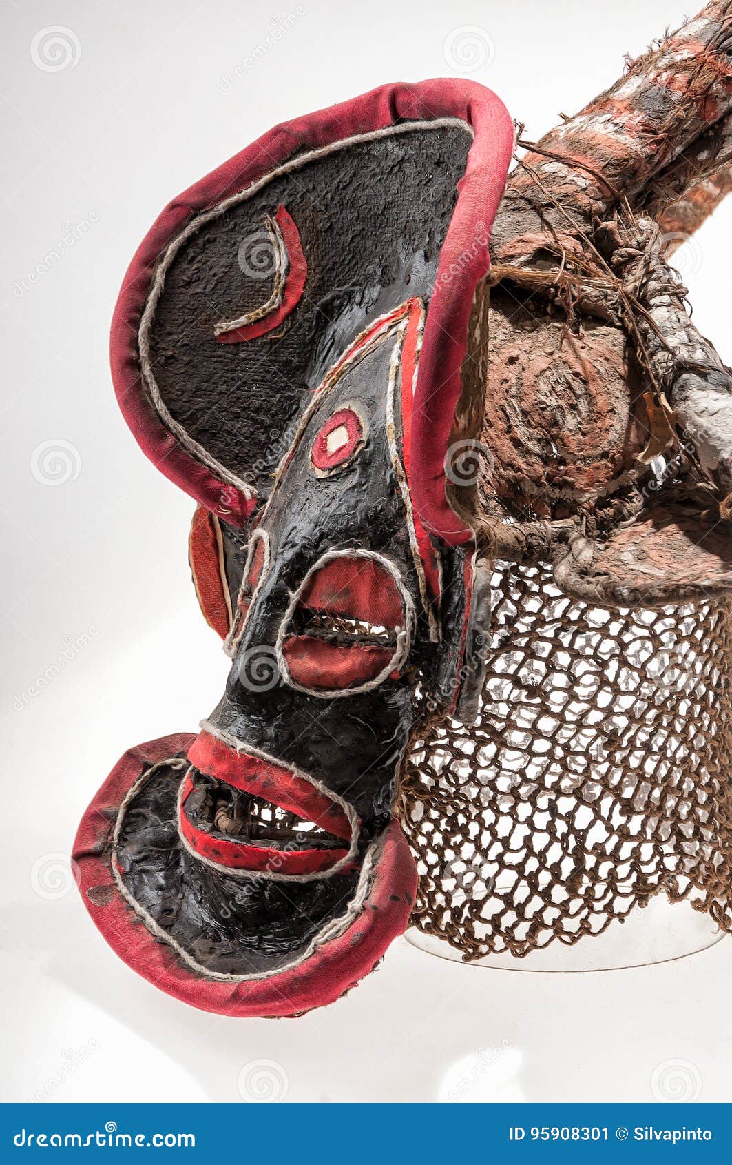 African Mask of Cloth, Traditional. Stock Image - Image of pattern ...