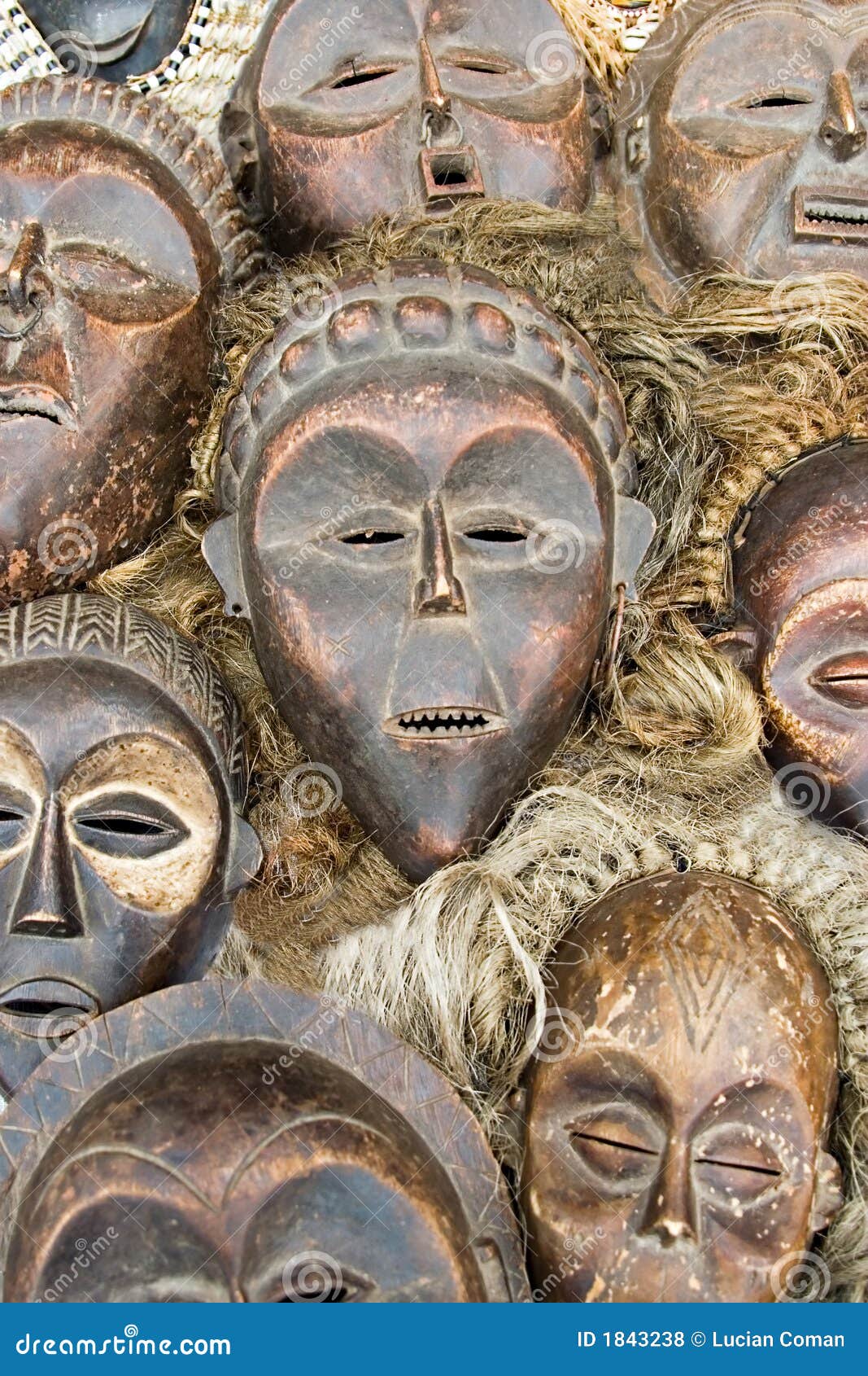 African Masks Royalty-Free Stock Photo | CartoonDealer.com #62767419
