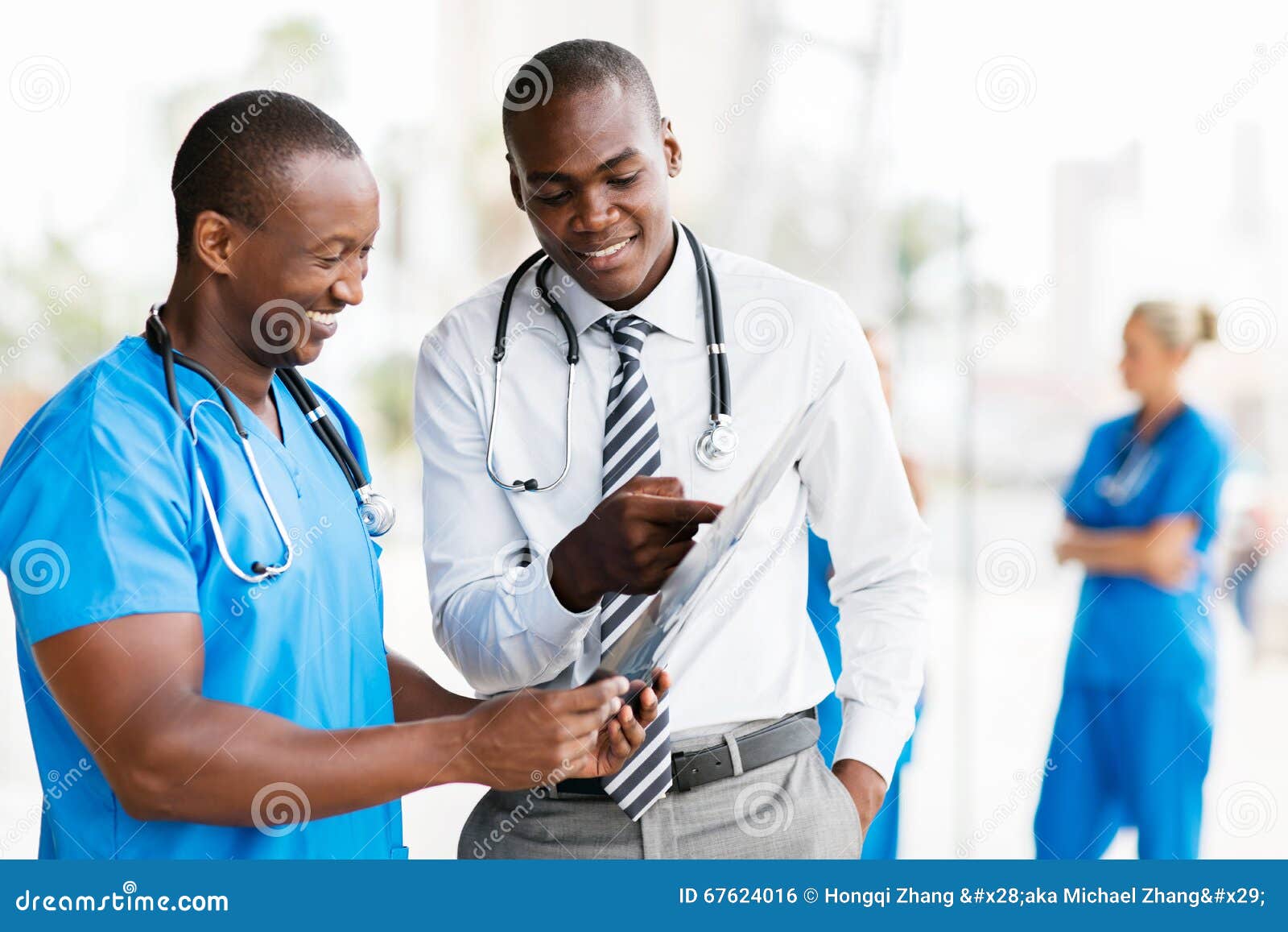 African medical doctors stock photo. Image of black, afro - 67624016