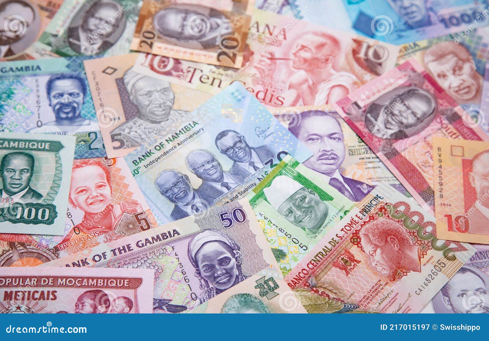 African money collection stock image. Image of sterling - 217015197